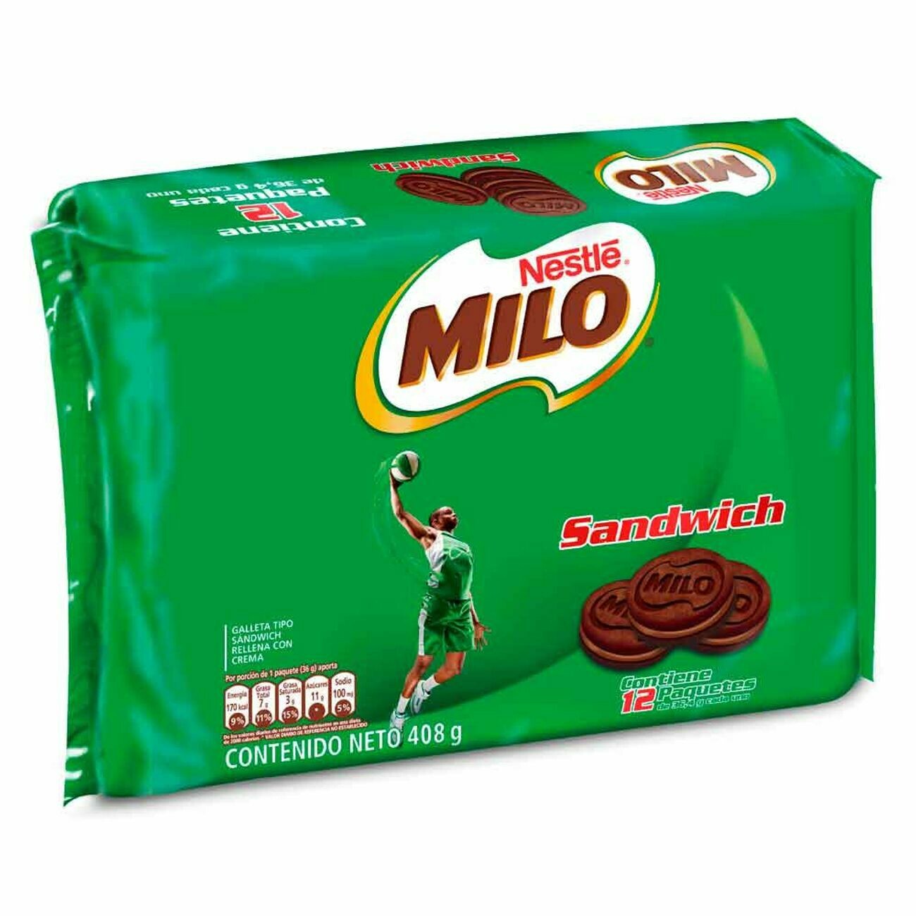 Galletas Milo 12 unidades – Aguila Azteca